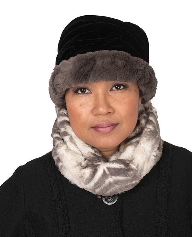 Ana Hat - Pandemonium Millinery Faux Fur Boutique made in Seattle WA USA