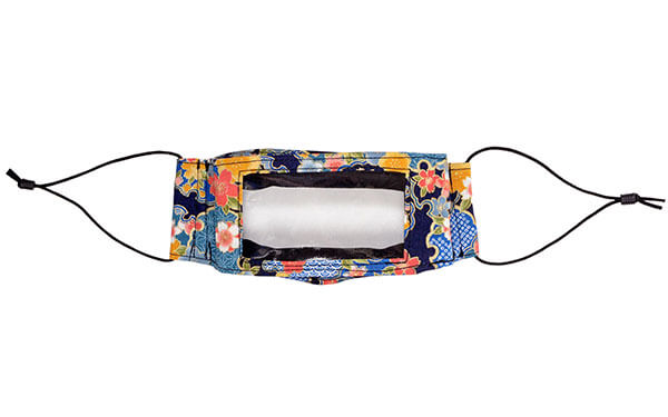 Pop-Up Style Mask (Clear/Smile) - Prints - Pandemonium Millinery Faux ...